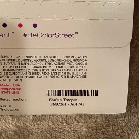 Color Street | Makeup | 22color Street Shes A Trooper Nail Strips ...